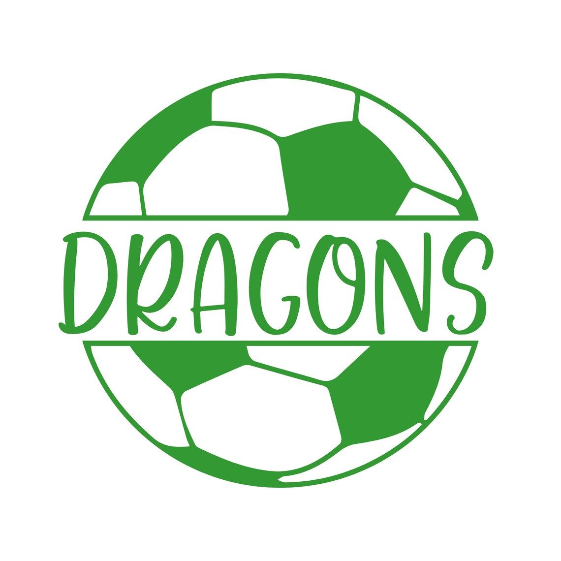 Custom Text With Soccer Ball SVG Custom Name Football Custom - Etsy