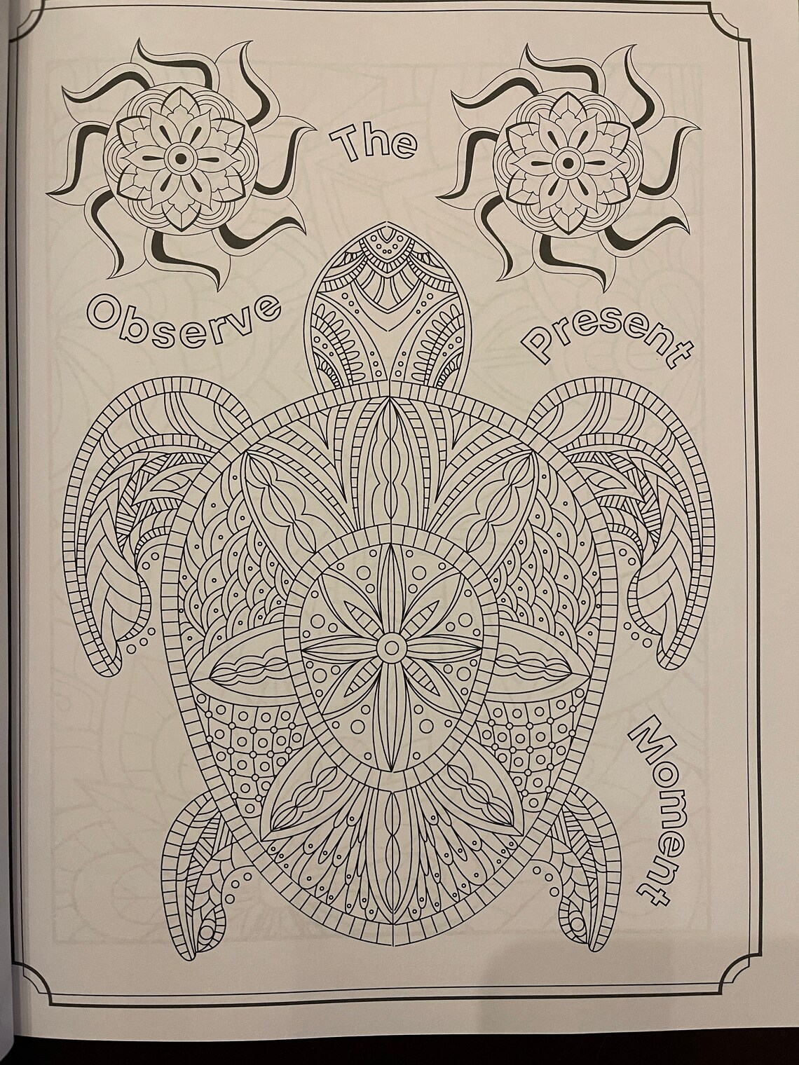 Anxiety Relief Mindfulness Coloring Book With Mindfulness Statements ...