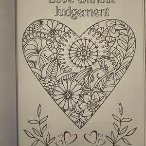 Anxiety Relief Mindfulness Coloring Book With Mindfulness Statements ...