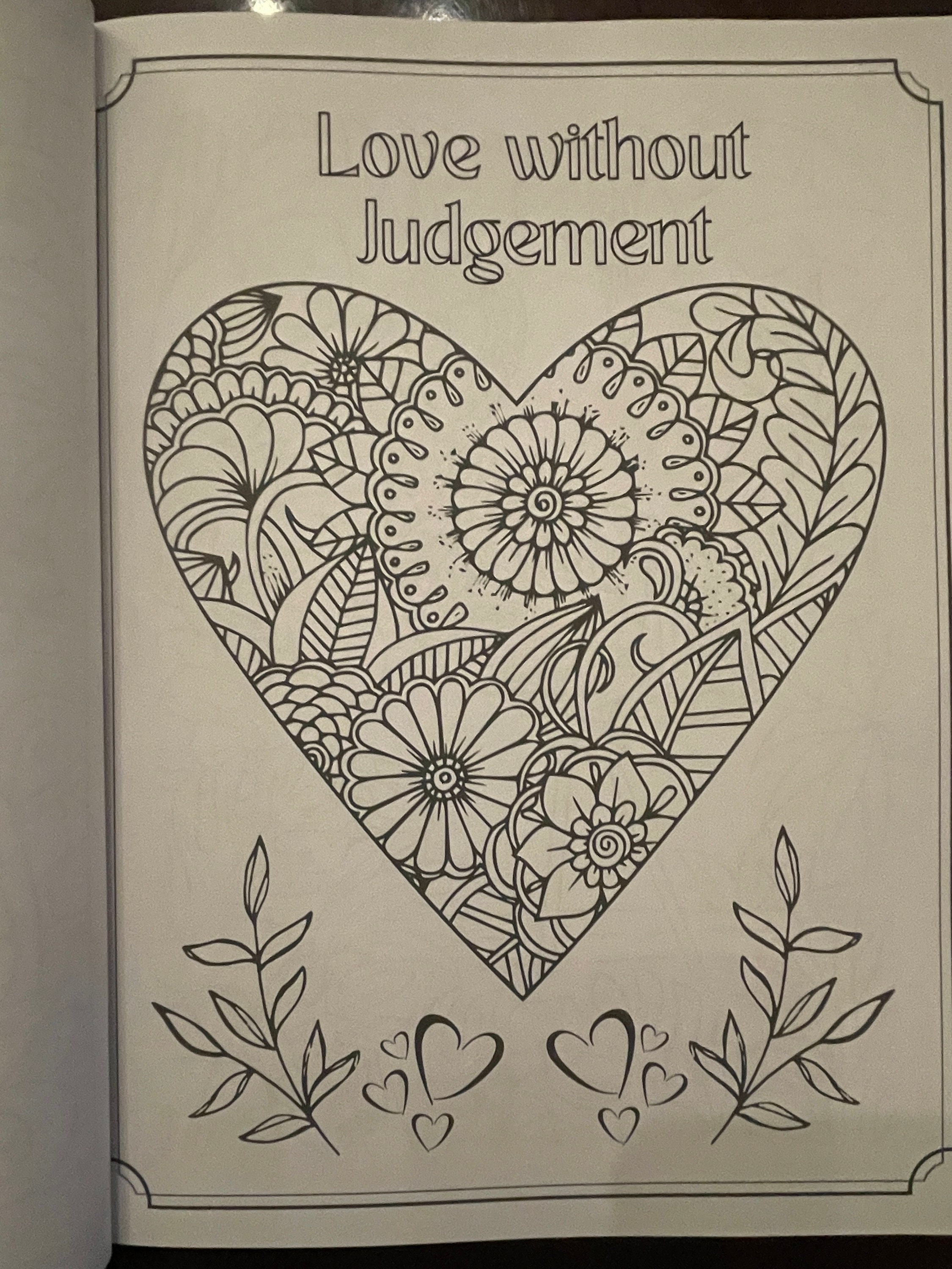 Anxiety Relief Mindfulness Coloring Book With Mindfulness Statements ...