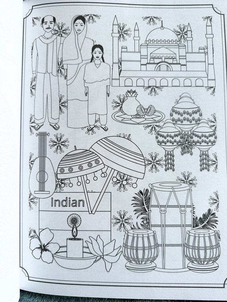 A Taste of Culture Coloring Book, Learn About Cultures, Coloring Book ...