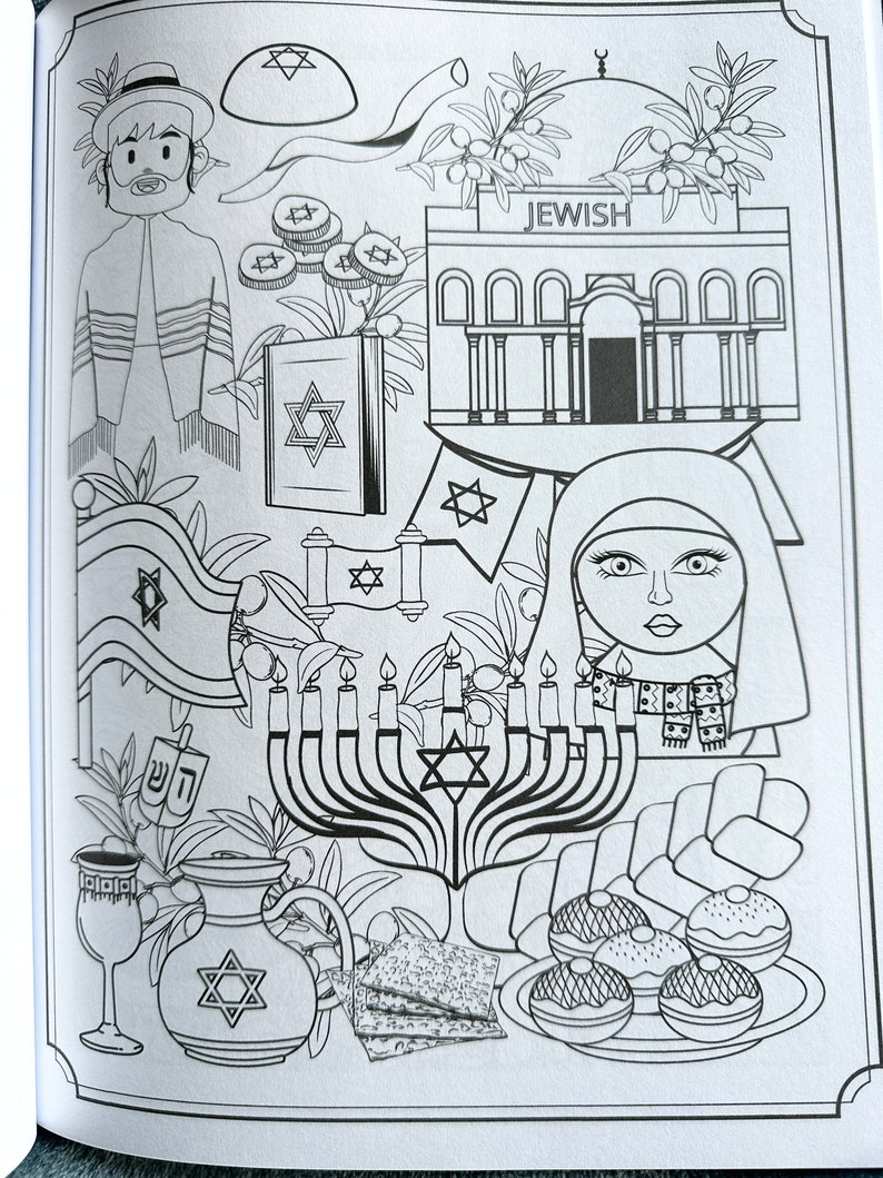 A Taste of Culture Coloring Book, Learn About Cultures, Coloring Book ...