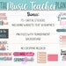 Digital Music Teacher Planner K 6th Grade Digital Planner for Music ...