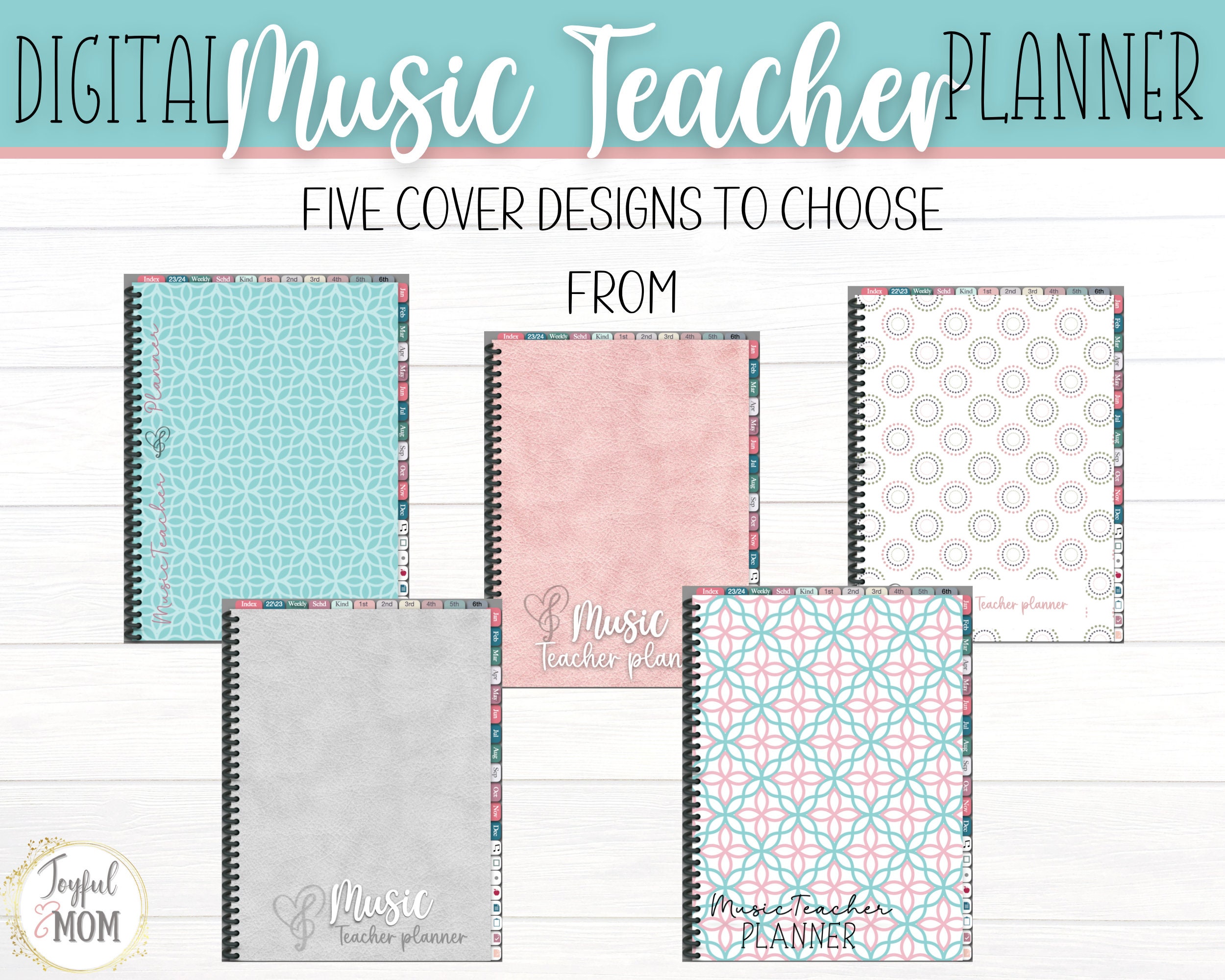 Music Teacher Digital Planner K-2nd Grade Digital Planner for Music ...