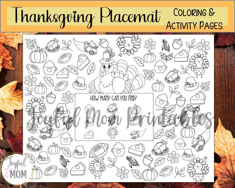 Thanksgiving Games | Thanksgiving Coloring and Activity Pages | Bundle ...