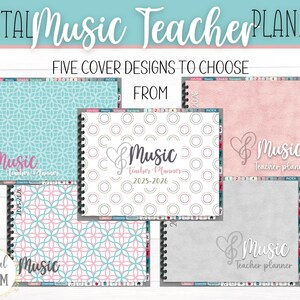 Music Teacher Digital Planner | Digital Planner for Music Teachers ...