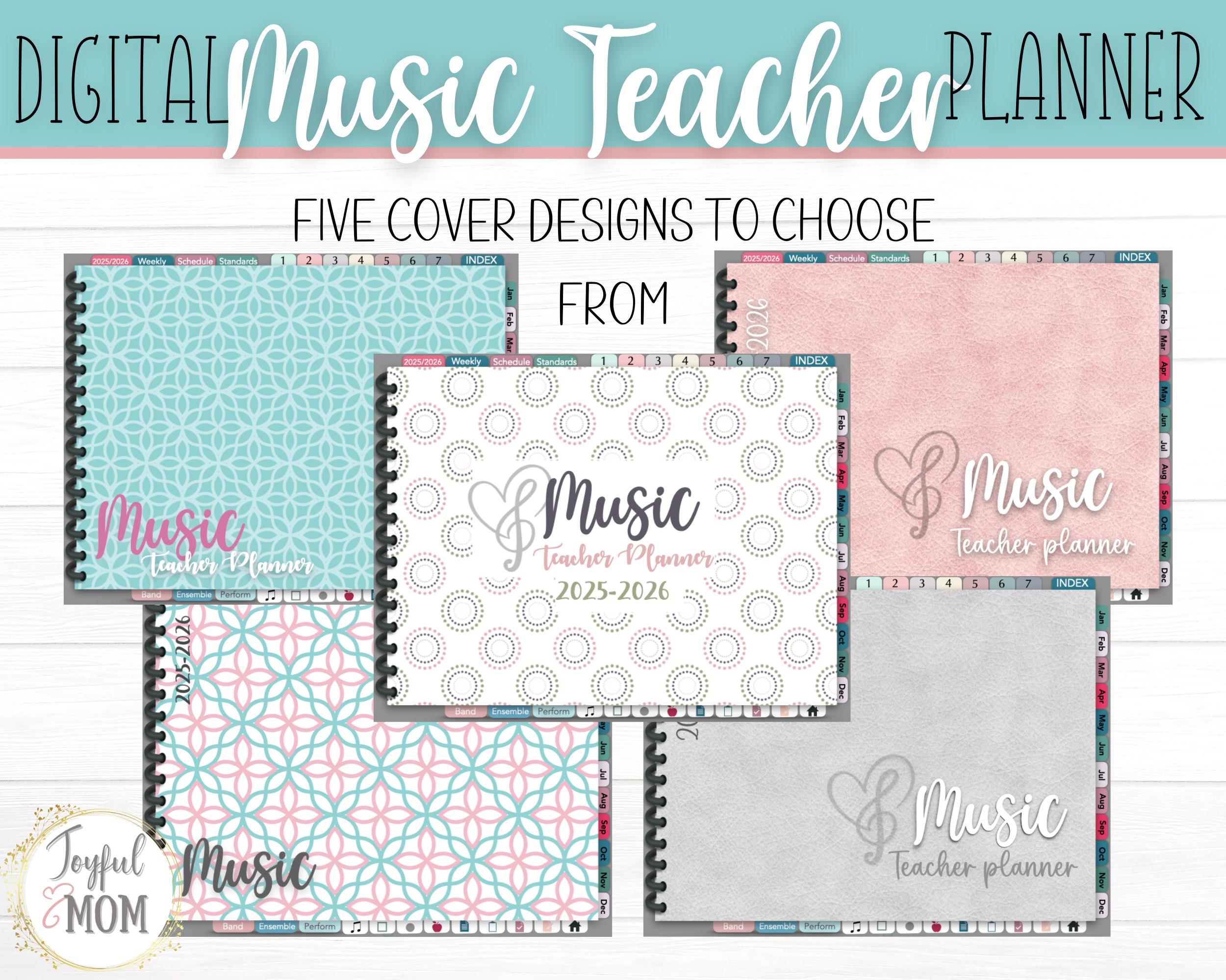 Music Teacher Digital Planner | Digital Planner for Music Teachers ...