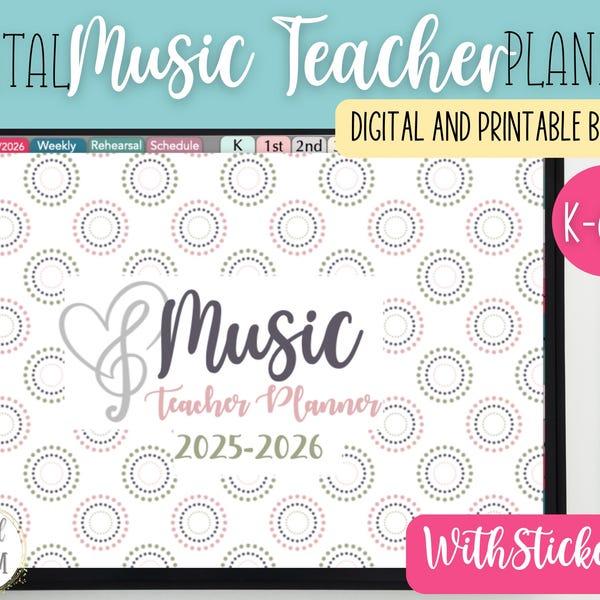 Teacher Planner - Etsy