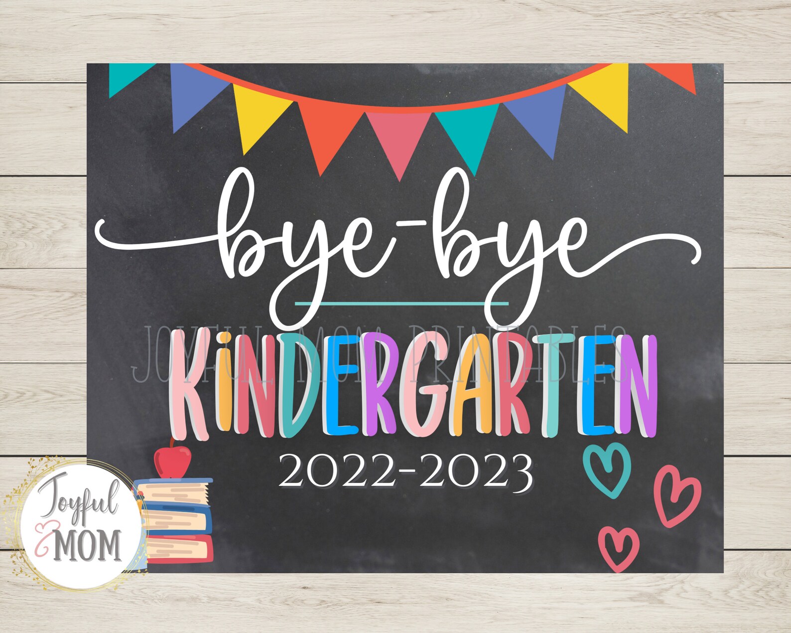 Hello Kindergarten First Day of School Printable Sign First - Etsy