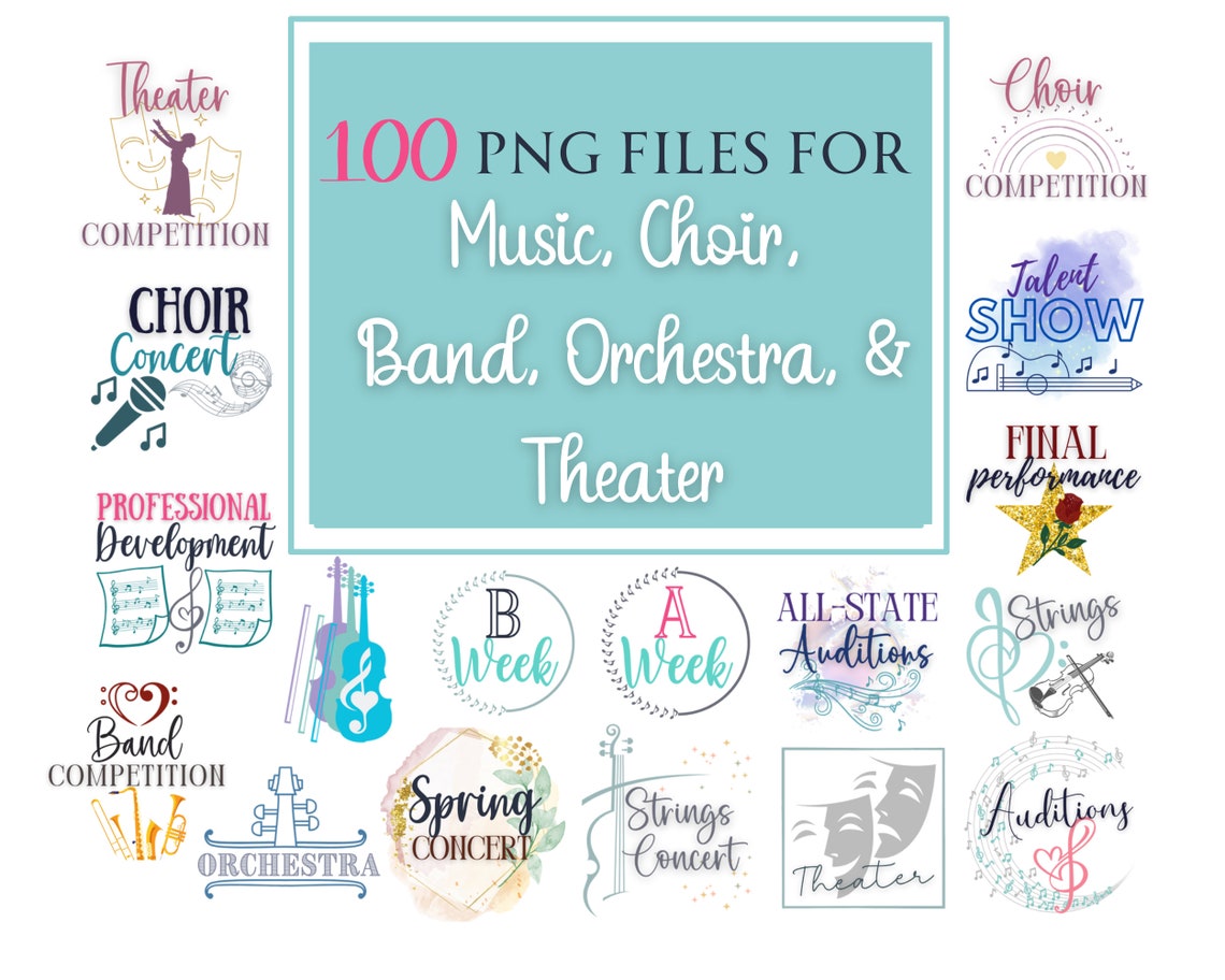 Music Teacher Digital Planner Stickers| Digital Stickers for Teacher ...