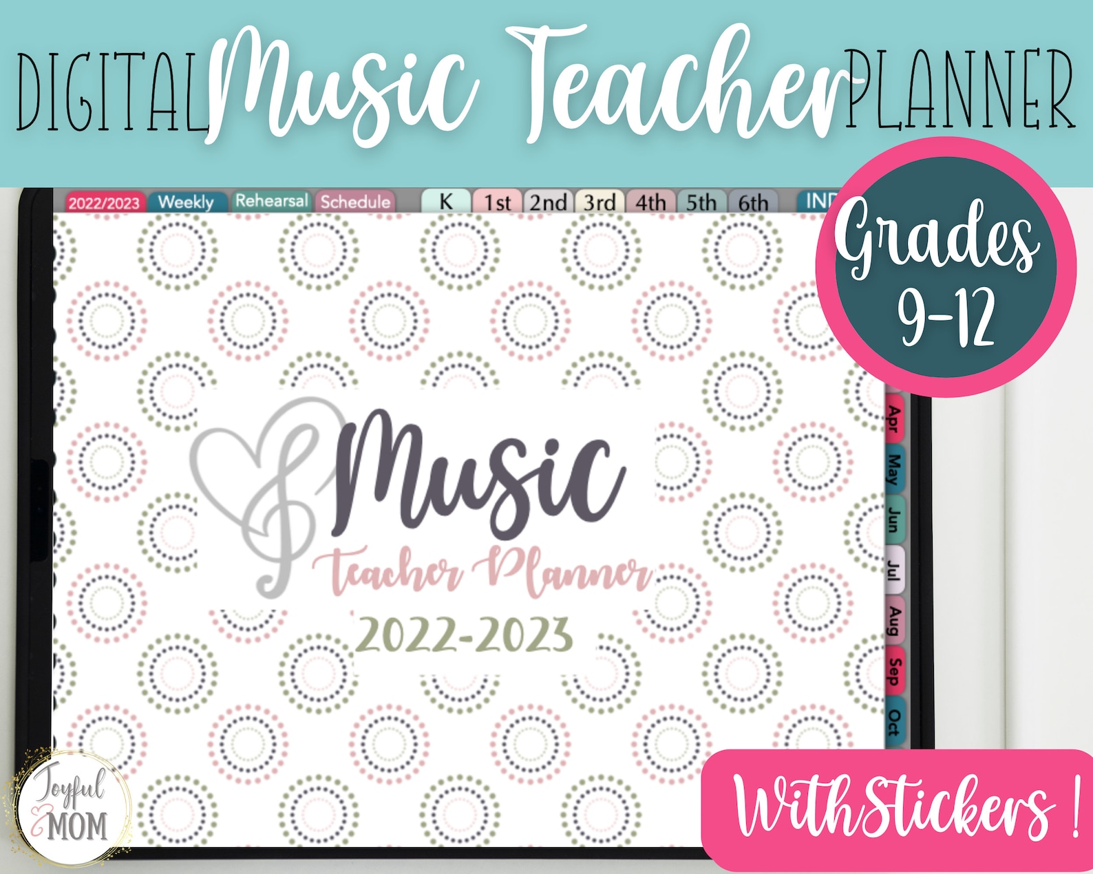 Music Teacher Digital Planner Digital Planner for Music - Etsy