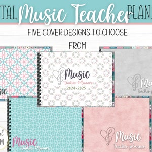Music Teacher Digital Planner | Digital Planner for Music Teachers ...
