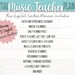 Digital Music Teacher Planner K 6th Grade Digital Planner for Music ...