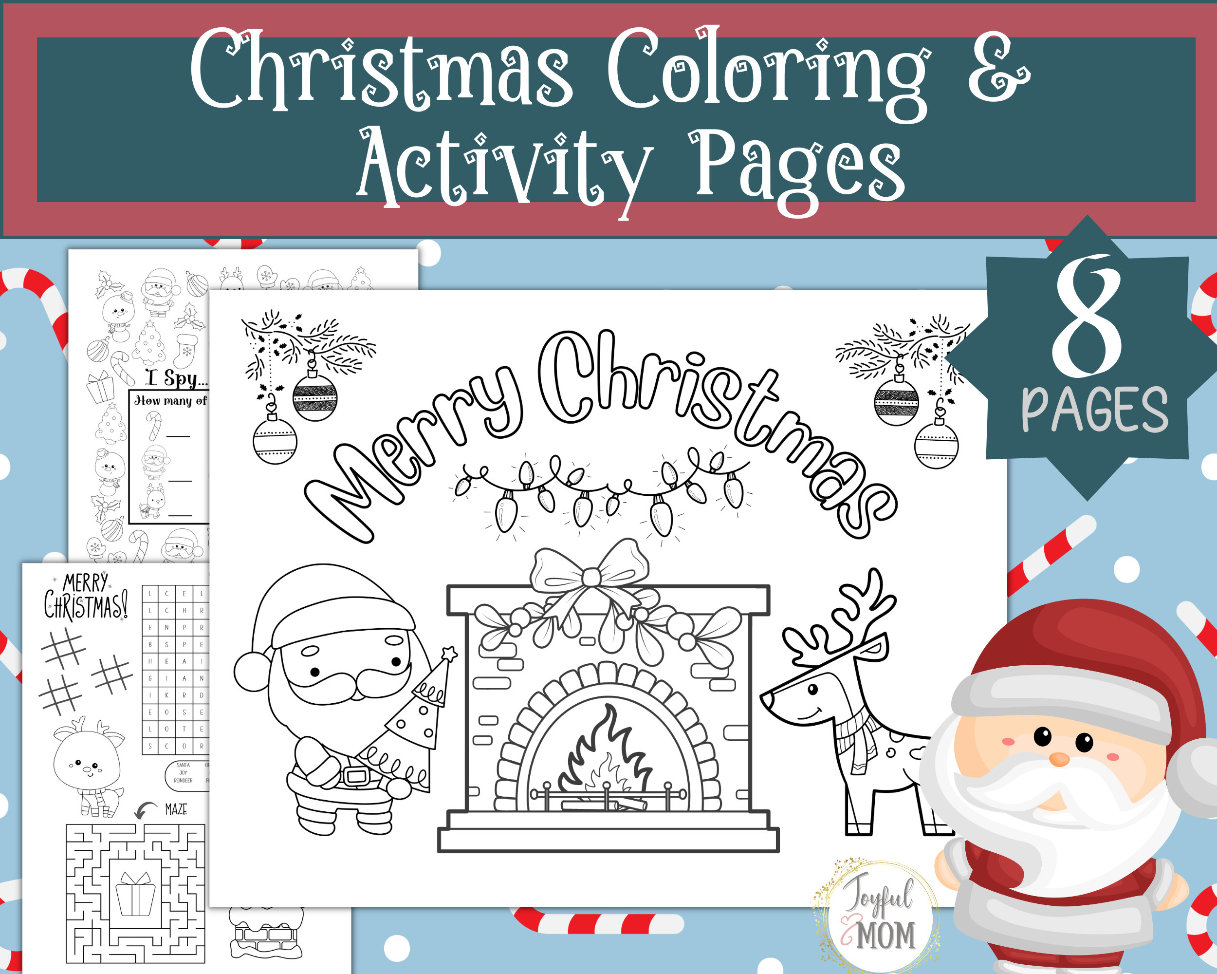 Christmas Coloring Pages | Printable Christmas Games | Christmas ...