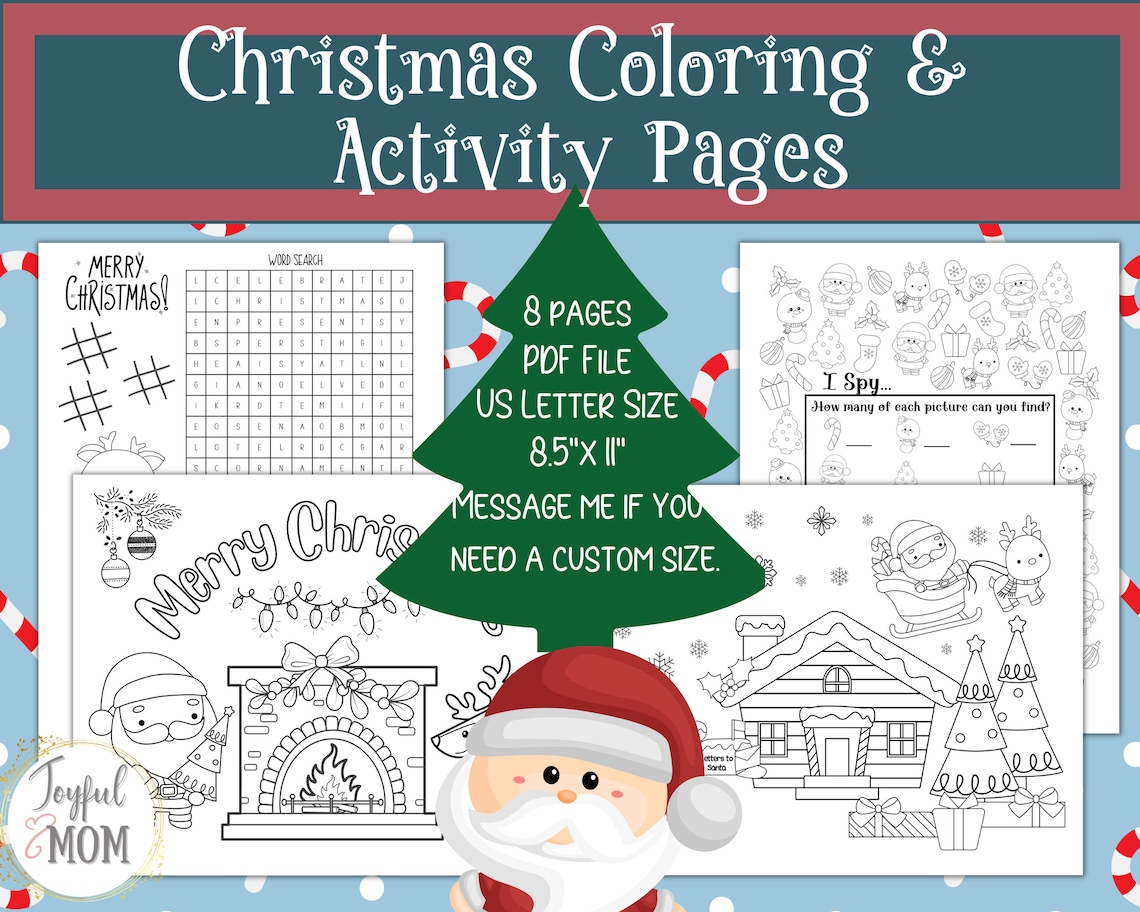 Christmas Coloring Pages | Printable Christmas Games | Christmas ...
