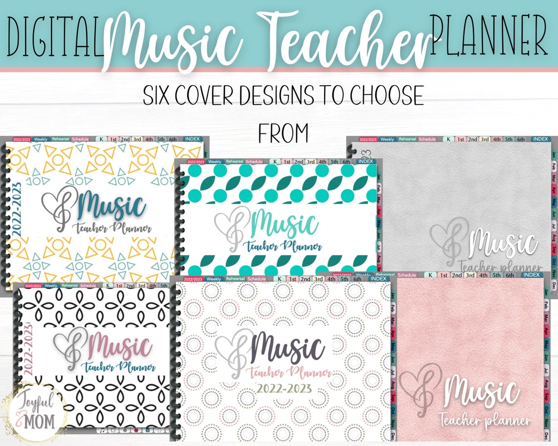 Music Teacher Digital Planner Digital Planner for Music - Etsy
