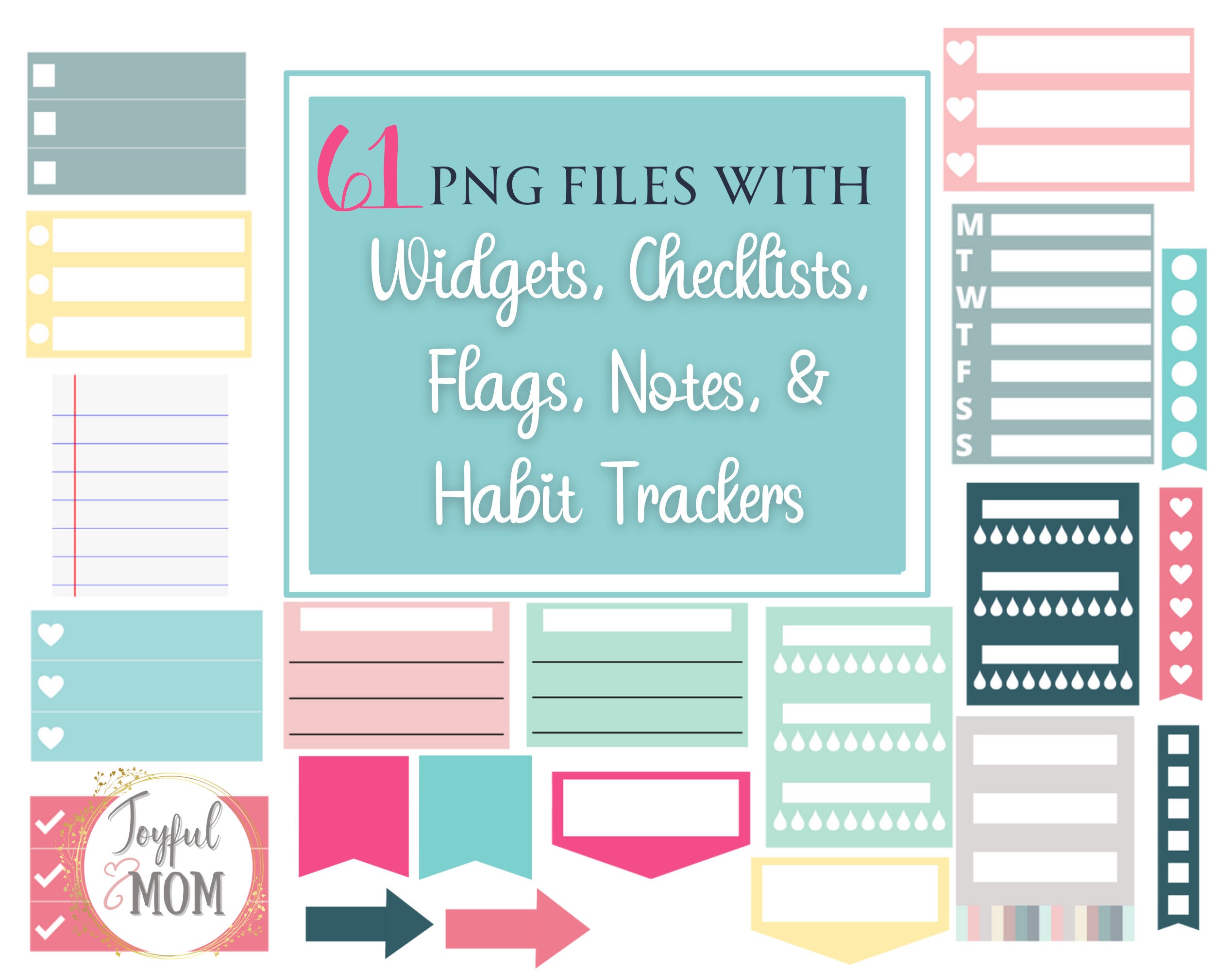 Teacher Digital Planner Stickers | Digital Planner Stickers for Teacher ...