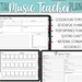 Digital Music Teacher Planner K 6th Grade Digital Planner for Music ...
