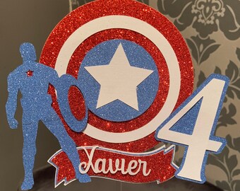 Captain America Cake Topper - Etsy