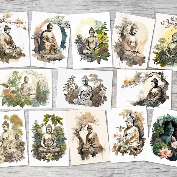 Buddha Greeting Cards - Etsy