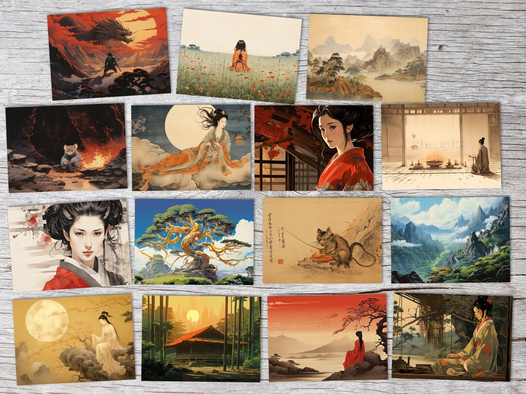 The Legend of the Moon Princess Card Set A6 (15 Cards) Japanese ...