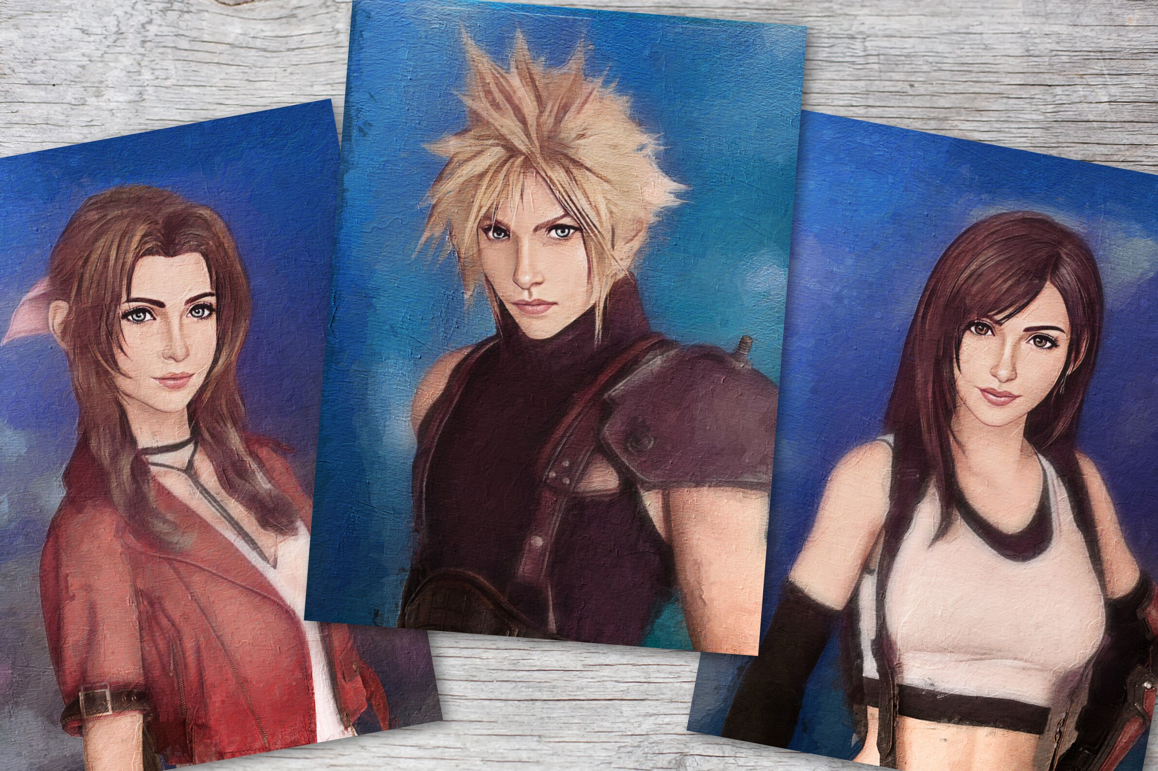 Postcards A6 Set 10 Cards Final Fantasy VII VOL 1 I Digital - Etsy