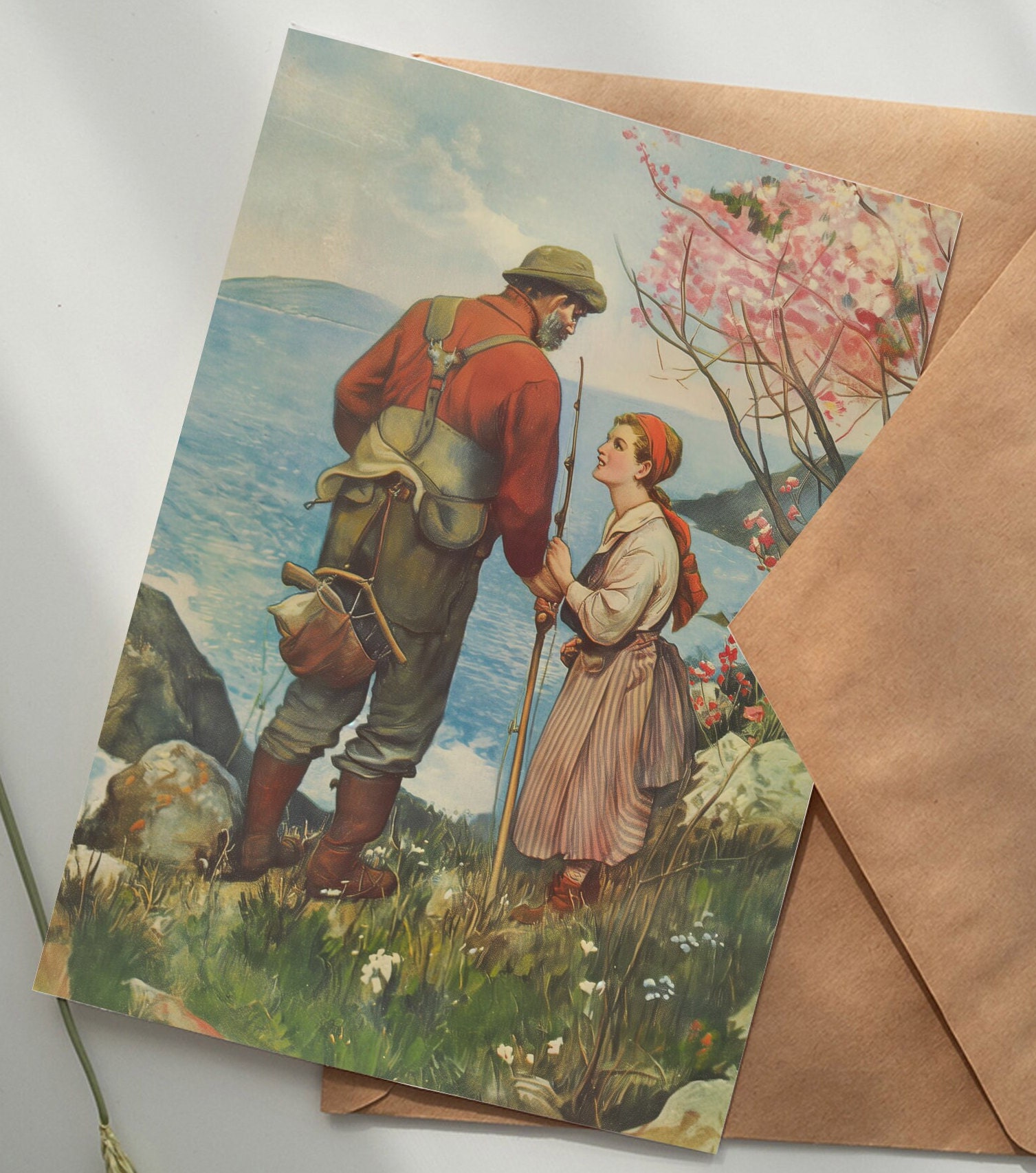 Traditional Fairy Tale Cards Set (15 Cards) | Vintage Postcards With ...