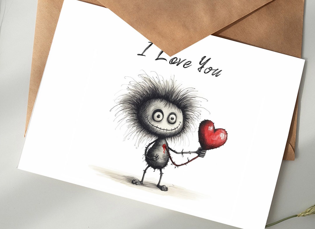 I Love You I I Love You Postcards A6 Set 6 Cards Valentine's Card With ...