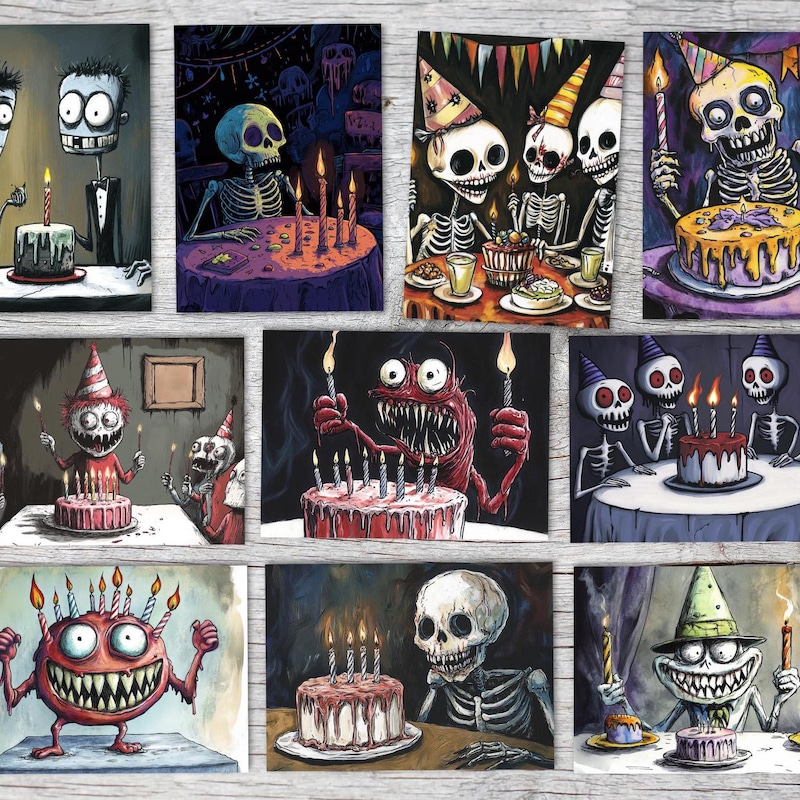 Scary Birthday - Etsy
