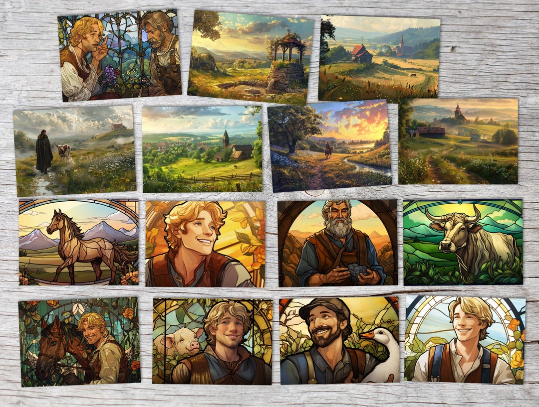 Hans in Luck Card Set A6 (15 Cards) Illustrated Fairy Tale I by the ...