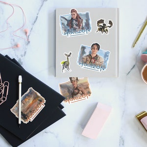 Sticker Set Horizon Zero Dawn Characters Forbidden West 4 Sticker ...