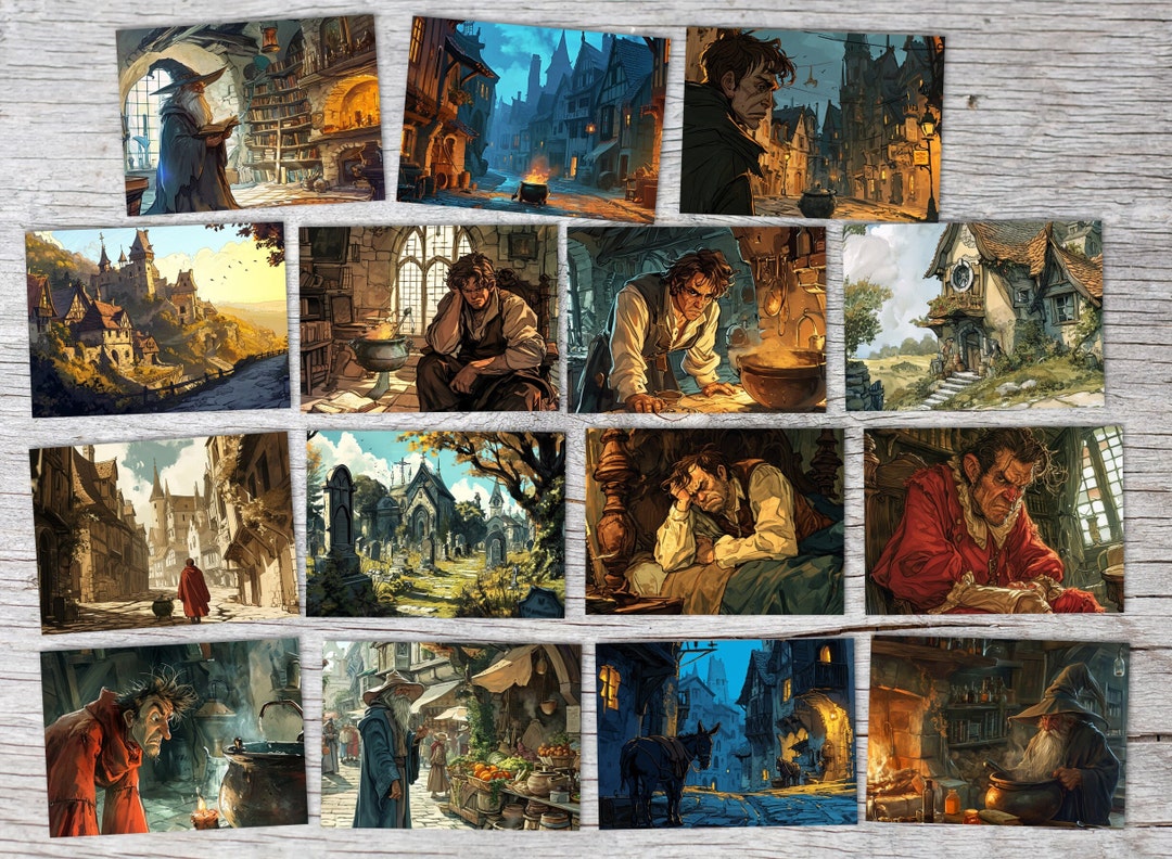 The Wizard and the Bouncing Pot (15 Cards) the Fairy Tales of Beedle ...