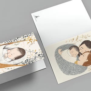 Congratulations to the Newborn Postcards A6 Set (12 Cards) I ...