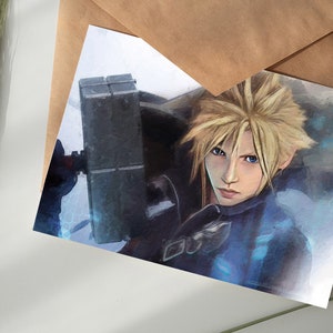 Postcards A6 Set 10 Cards Final Fantasy VII VOL 1 I Digital Painting I ...