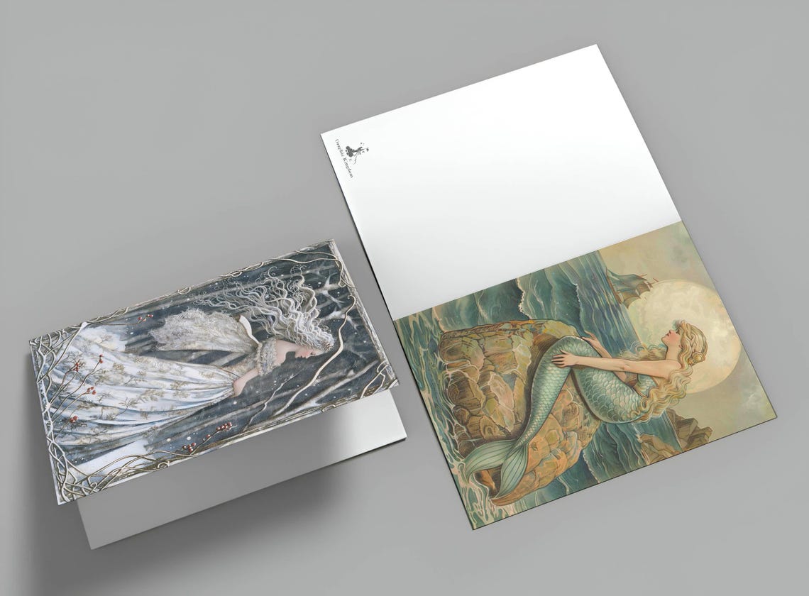 Traditional Fairy Tale Cards Set (15 Cards) | Vintage Postcards With ...