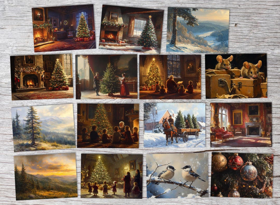 The Christmas Tree - Fairy Tale by H.C. Andersen Set A6 (15 Cards ...