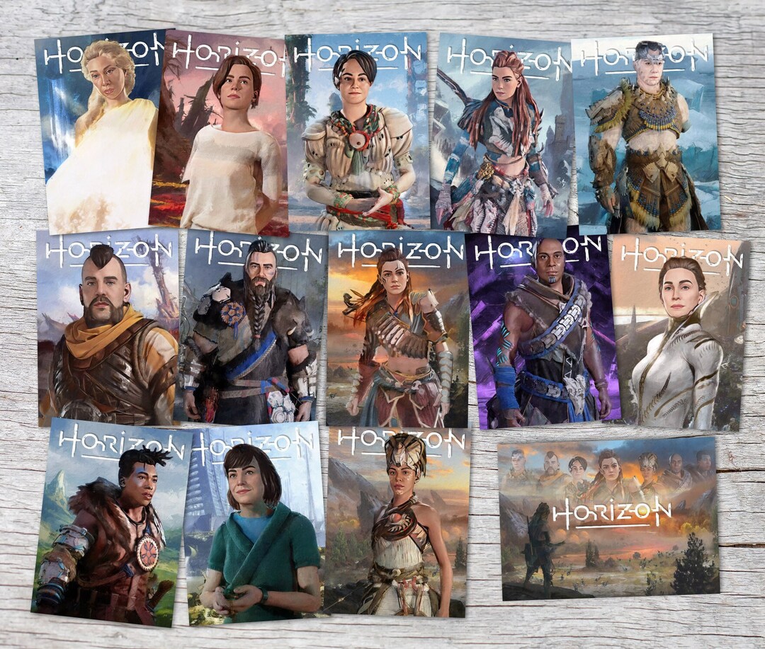 Postkarten A6 Set 14 Cards Horizon Zero Dawn, Aloy, Forbidden West ...