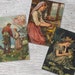 Traditional Fairy Tale Cards Set (15 Cards) | Vintage Postcards With ...