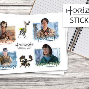 Sticker Set Horizon Zero Dawn Characters Forbidden West 4 Sticker ...