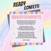 Ready Confetti Canva Template, First Day of School Present, Meet the ...