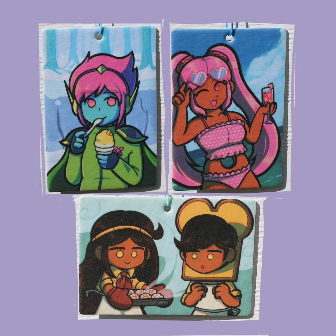 OMORI Boss Air Fresheners || Spaceboy Sweetheart Perfectheart ...