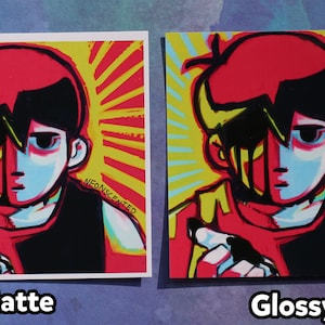 4x4 OMORI Mini Prints Omori Mari Hero Aubrey Kel Unbread Twins Biscuit ...