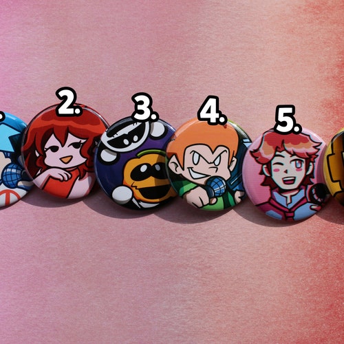 Friday Night Funkin FNF Stickers and Buttons - Etsy