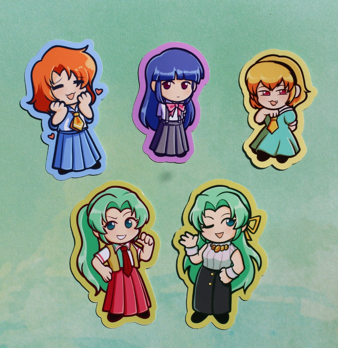 Higurashi Glossy 2-2.5 Stickers Rena Rika Satoko Mion - Etsy
