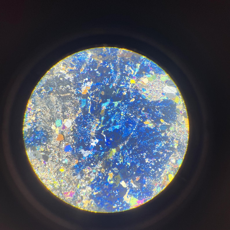 Made to Order Geological Microscope Slide (thin Section) of Lapis ...
