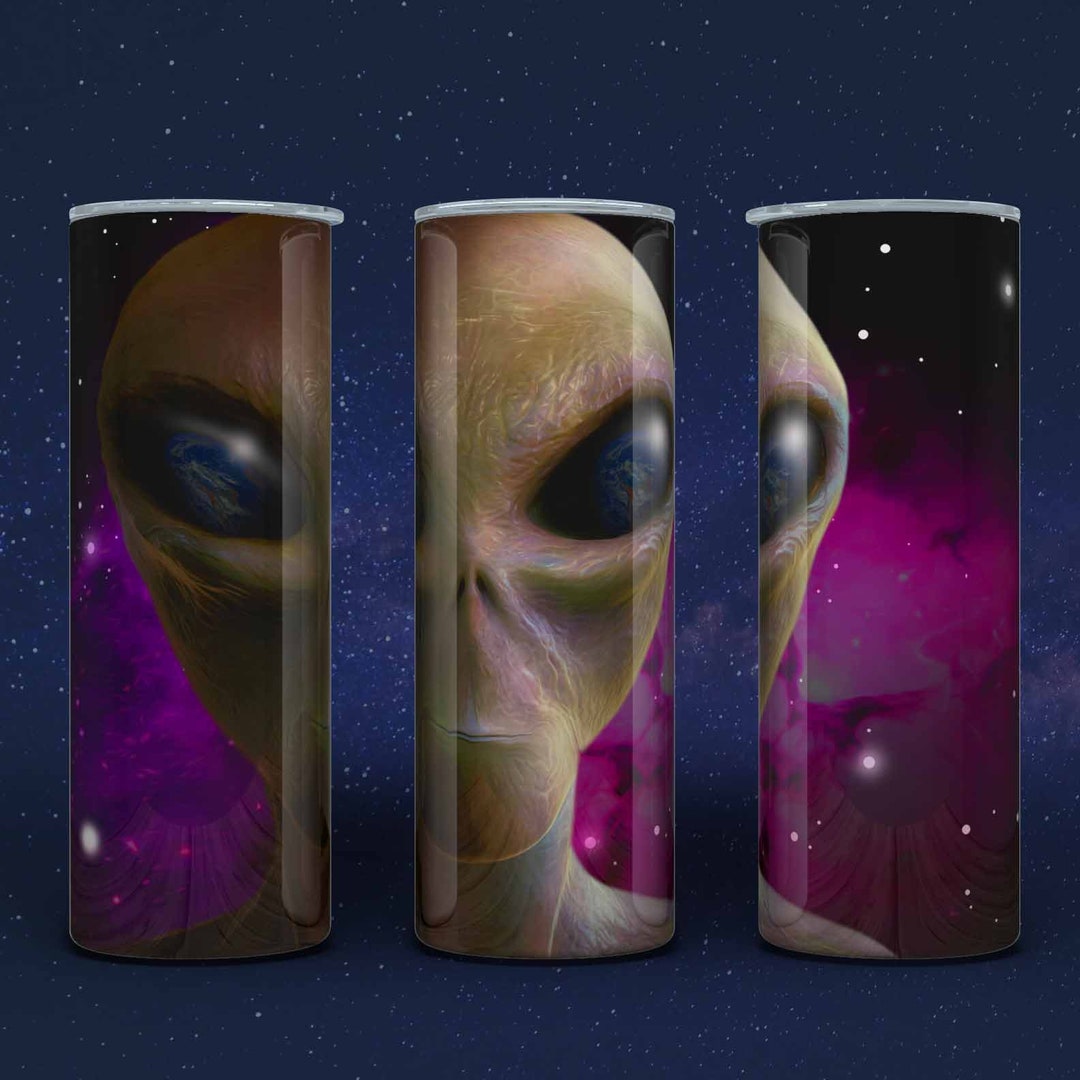 Alien 20oz Skinny Tumbler Wrap, Digital Download, PNG, JPG, Sublimation ...