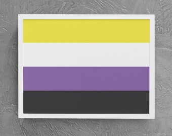 Non Binary Poster - Etsy