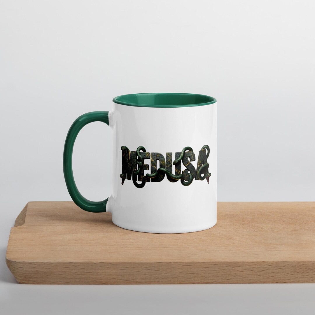 Medusa Mug - Greek Mythology Coffee Cup, Colorful Design - Etsy