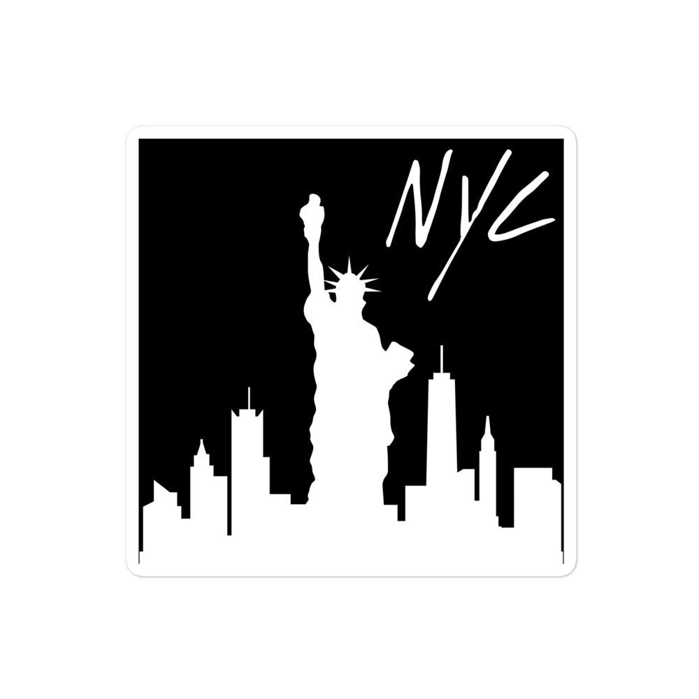 NYC Skyline Sticker | New York City Sticker | Durable Vinyl | Laptop ...