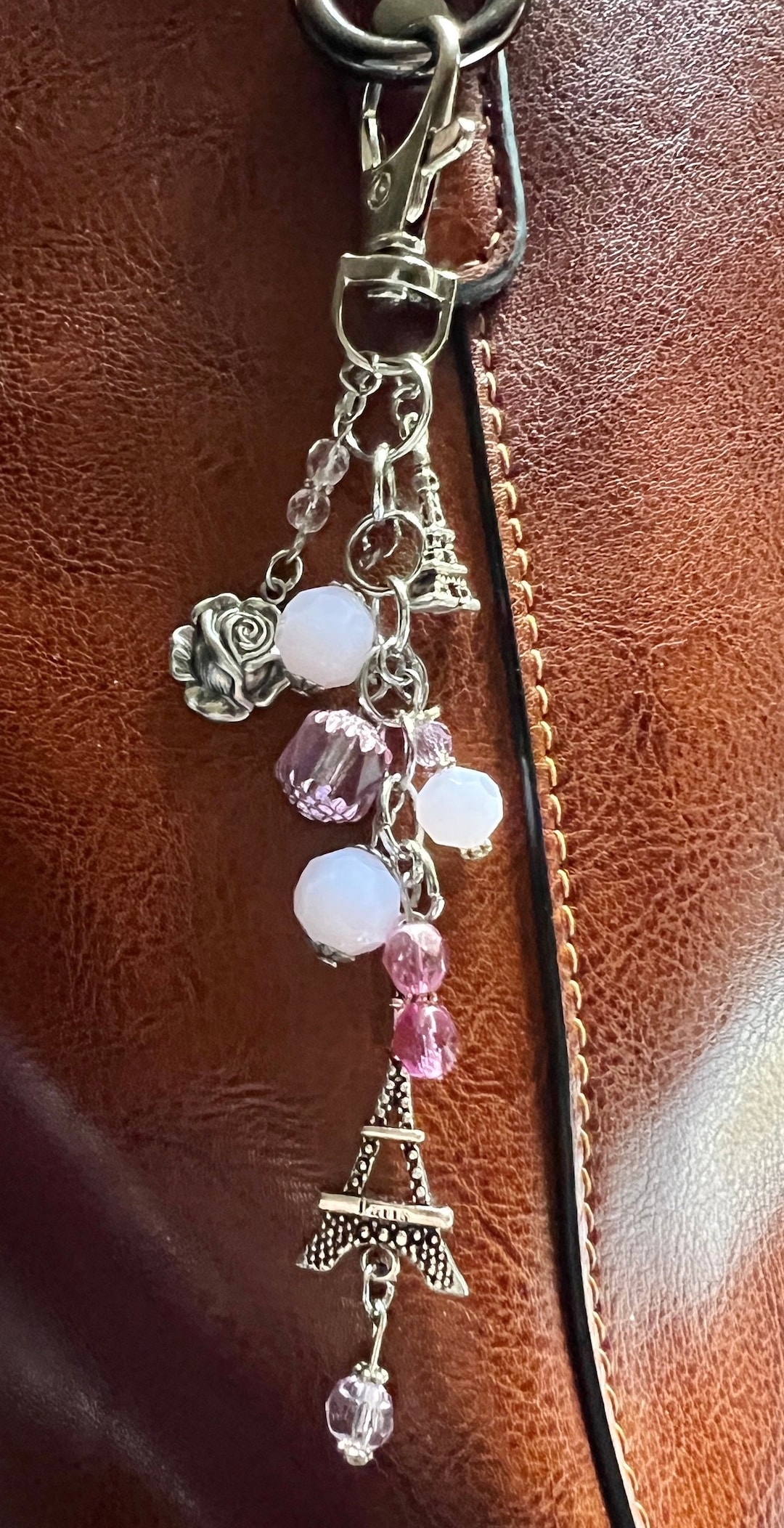 Pink Purse Charm - Handbag Charm - Handbag Jewelry - Backpack Charm ...
